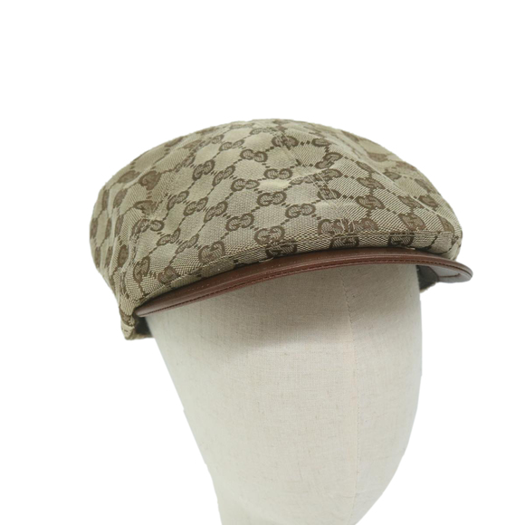 Gucci | Accessories | Gucci Gg Canvas Web Sherry Line Hunting Cap Hat L ...
